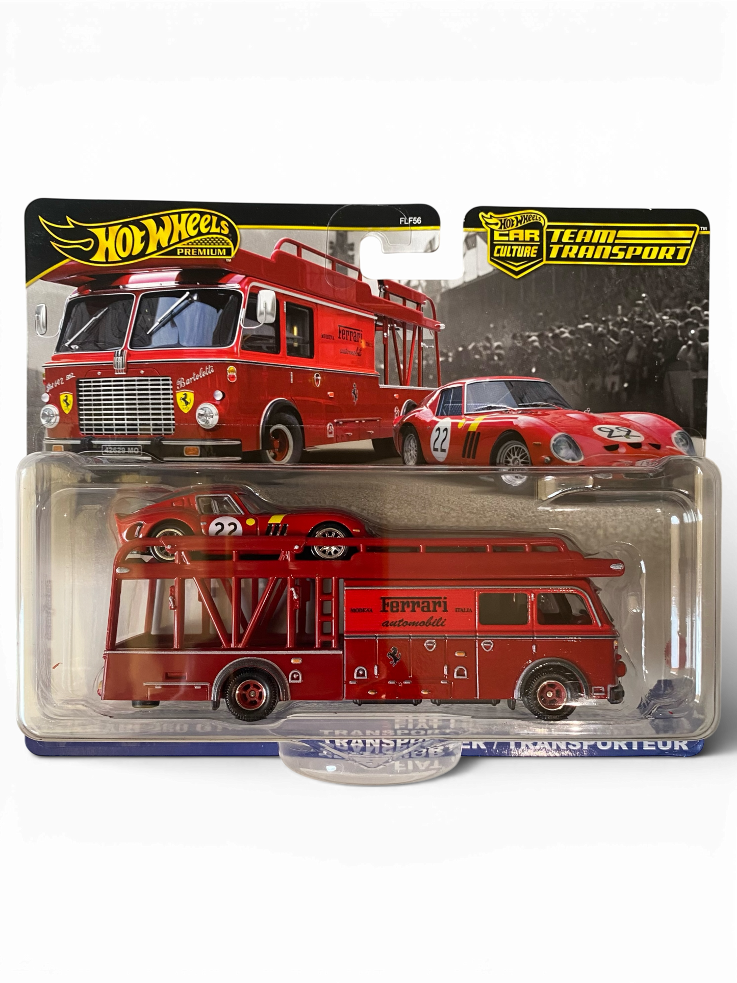 Hot Wheels Premium Team Transport - Ferrari 250 GTO / Fiat 642 RN2 Bar ...